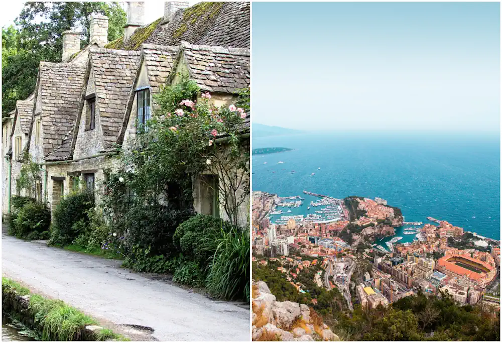 From England To Monaco Travelling